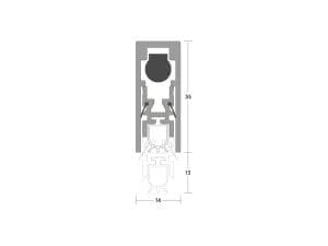 Lorient LAS8001 SI Automatic Drop Down Seal - 1035mm - Fire & Acoustics ...